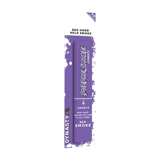 Purple Handheld Smoke Grenade (90 Secs) – Ultra Fireworks Direct